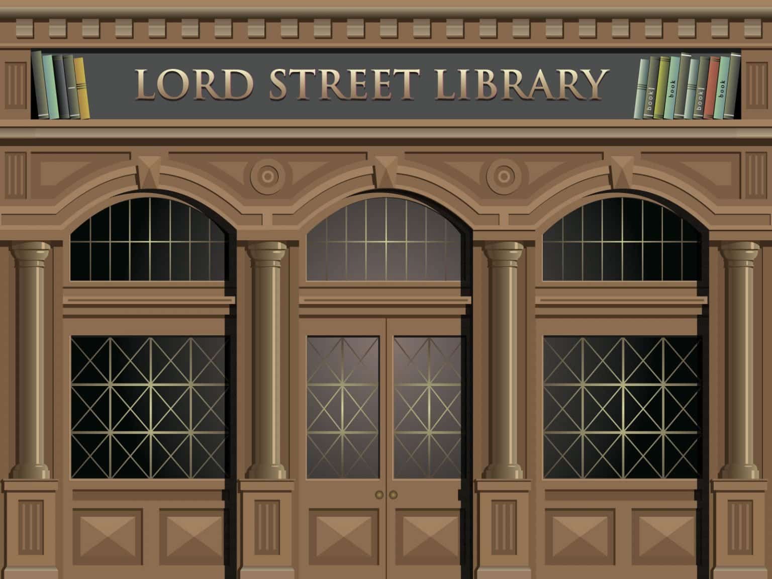 Library Dementia Friendly Wall Mural – Banner World