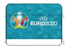 Crowd Barrier Covers | Printed Jackets for Crowd Control Fencing