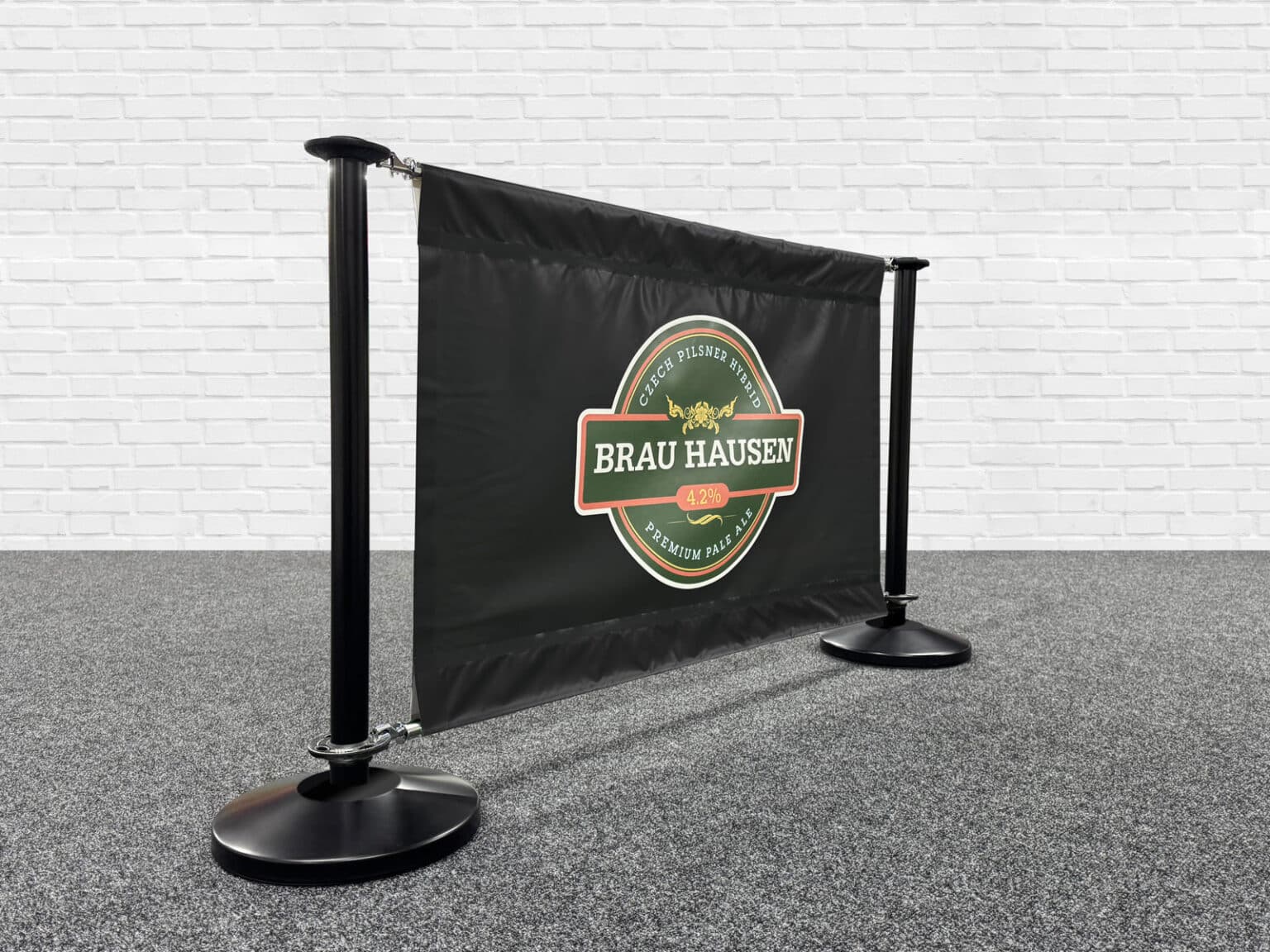 Cafe Barriers | Printed Cafe Banners | Pavement Barriers