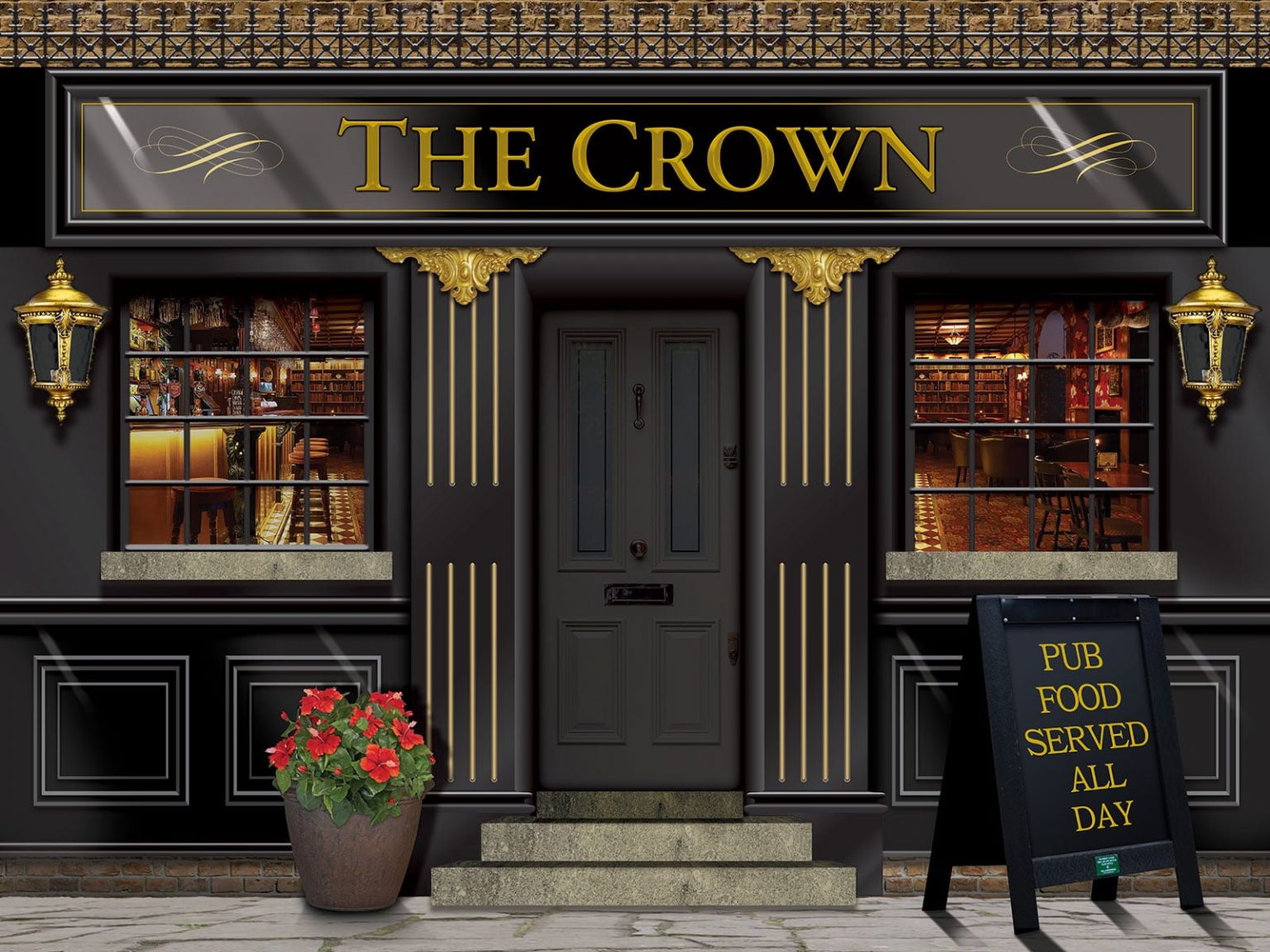 Pub 2 Dementia Friendly Wall Mural – Banner World