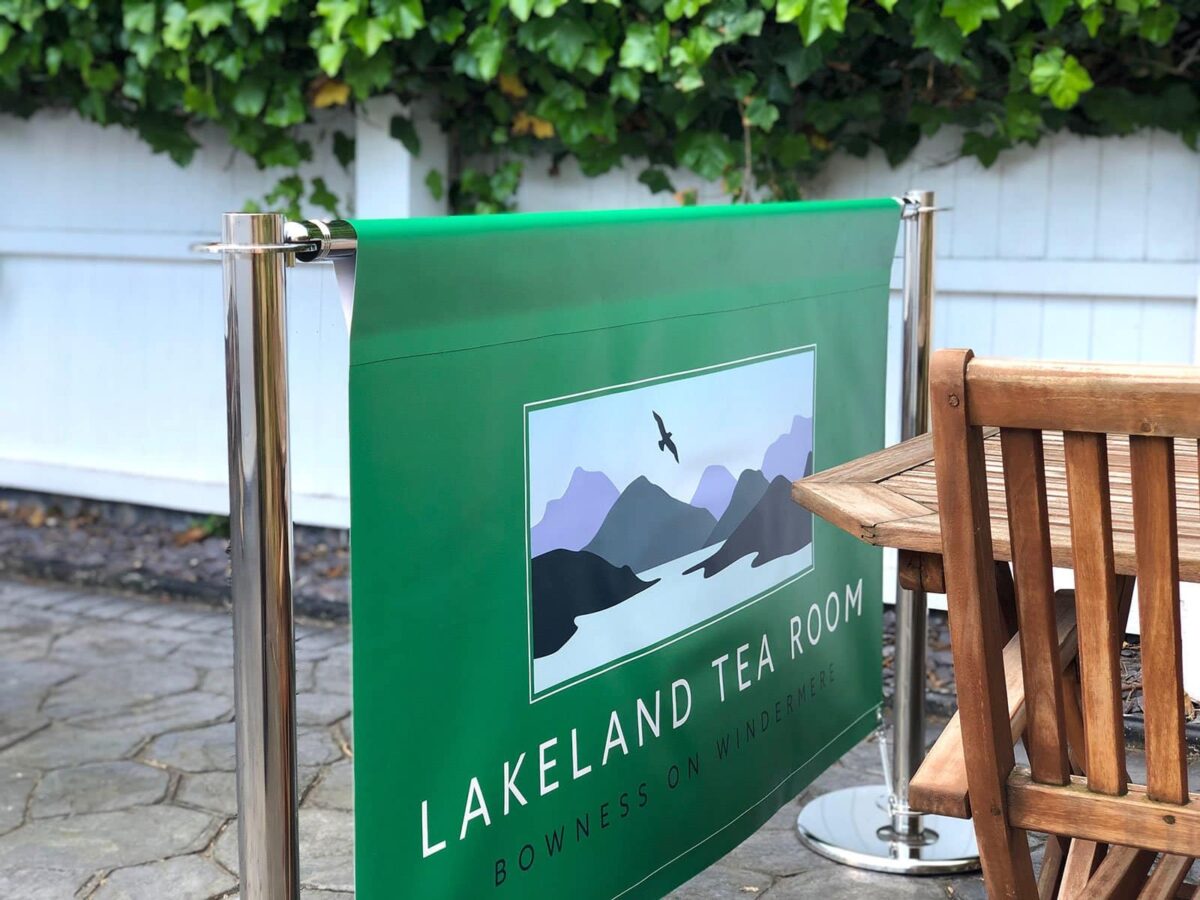 Custom Printed Windbreak - Full Colour Branded Windbreaks