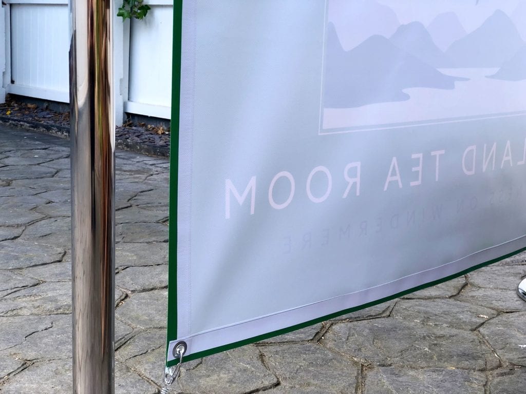 PVC Single Sided Cafe Banners - Full Colour Any Size.