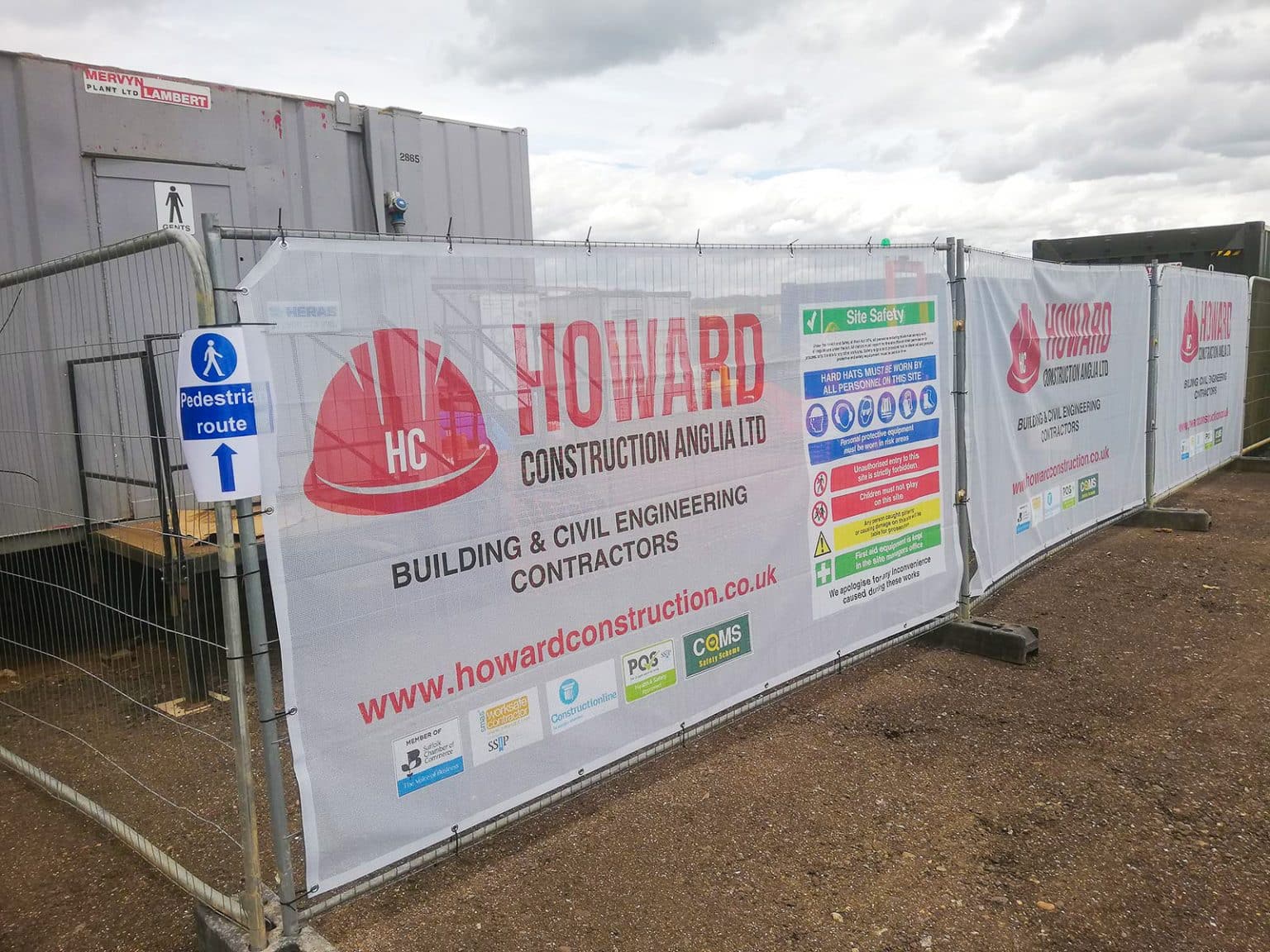 Airmesh Heras® Fence Scrim | Custom Printed | Banner World