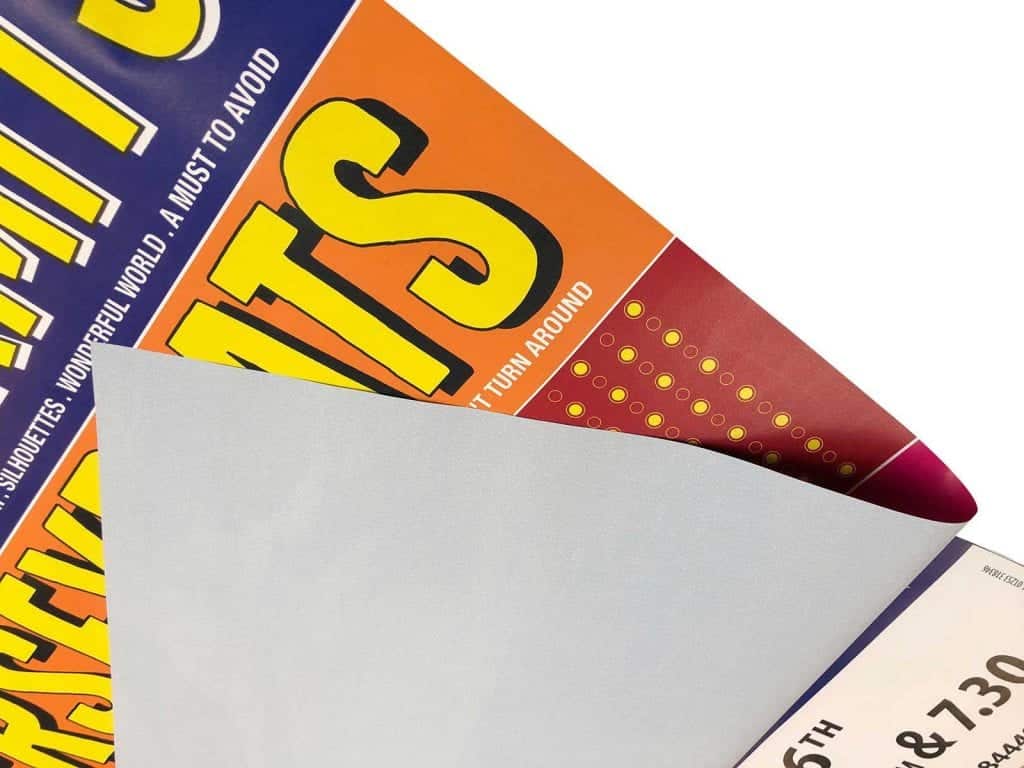 High Quality Blue Back Poster Printing | Banner World