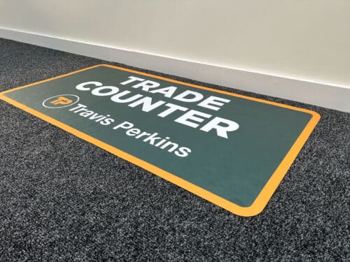 Carpet Stickers - Offices, Schools, Showrooms, Hospitality