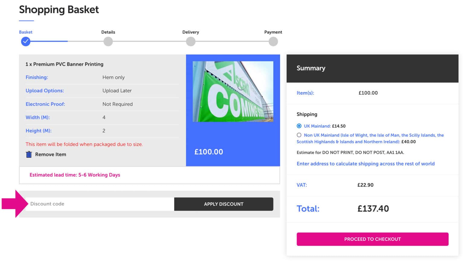 First order Discount | Banner World