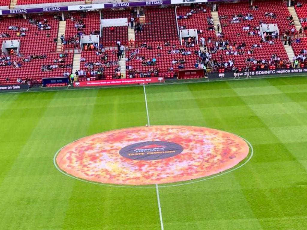 Centre Circle Banners - Custom Printed Full Colour Giant Pitch Flags